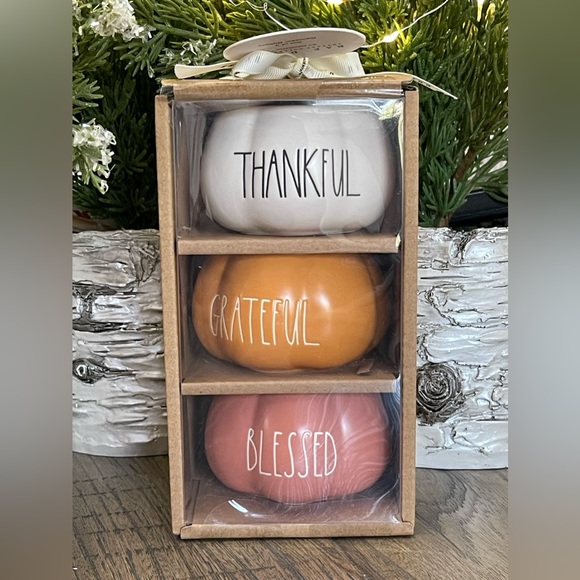 Rae Dunn | Kitchen | Brand New Wtags Rae Dunn Set Of 3 Pumpkin Ramekins ...